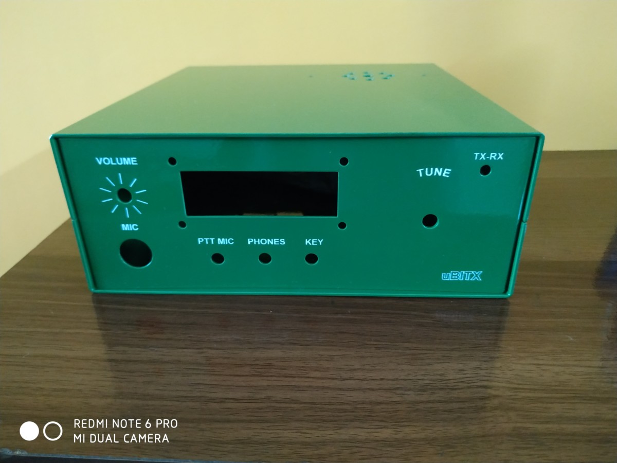 ubitx back case design. Case for micro bitx - Ham Radio Hobby Kits